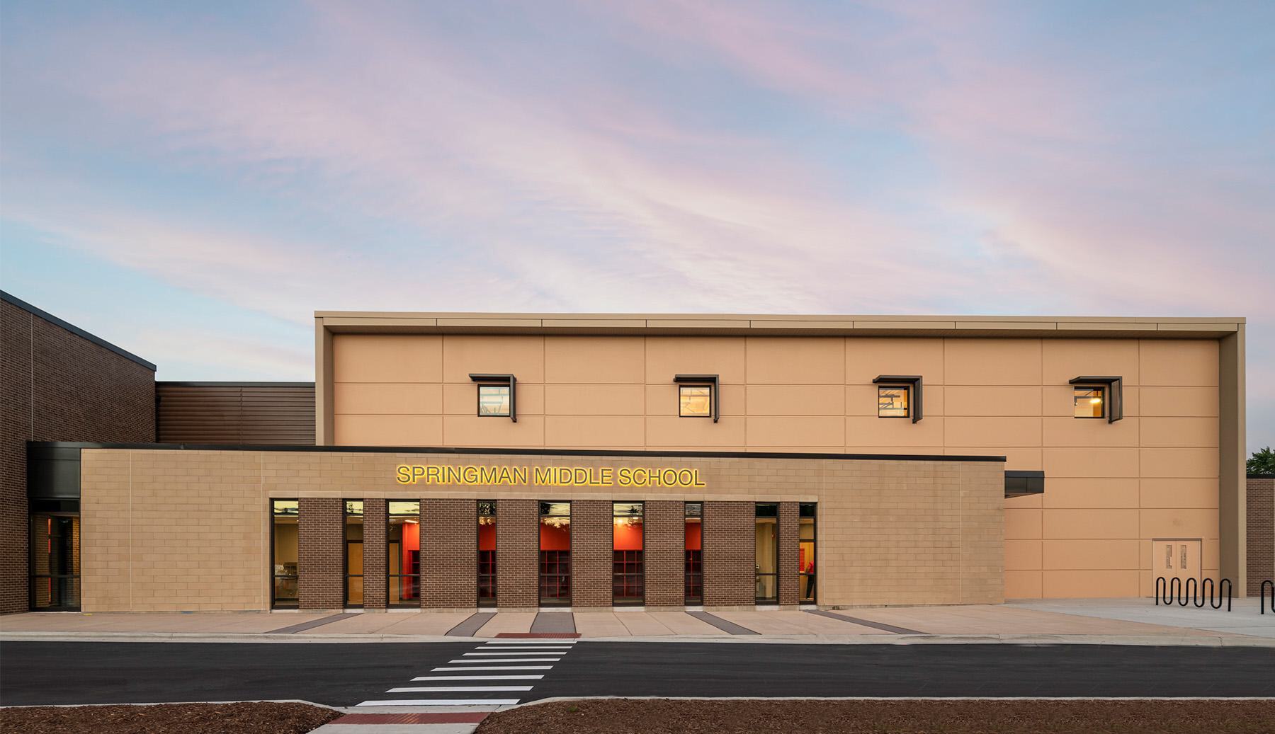 Springman Middle School Transformation Honored as Outstanding Project